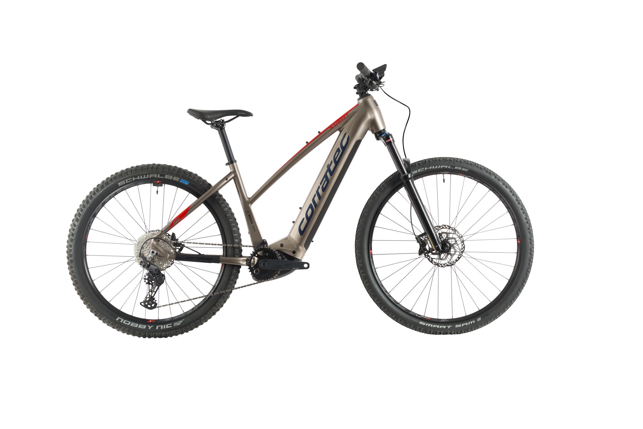 Corratec E-Power X-Vert Pro Sport Sand Metallic / Dunkelblau Metallic ...