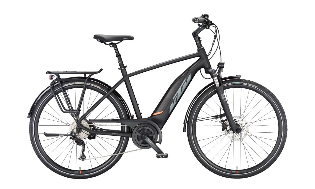 KTM MACINA FUN A510 black matt (grey+orange) 2023 - 28" 500 Wh Diamant ...